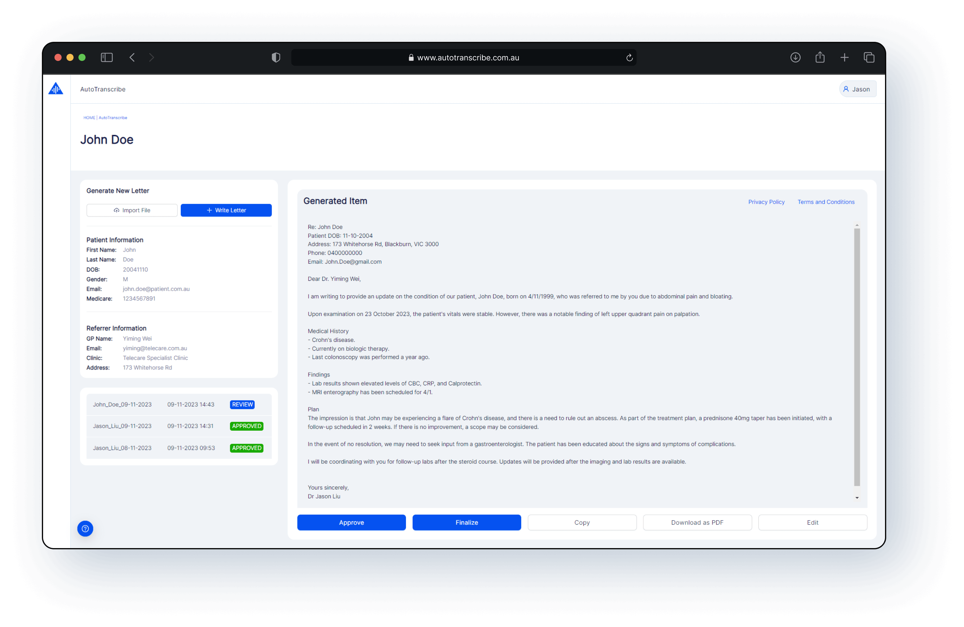Telecare Professionals